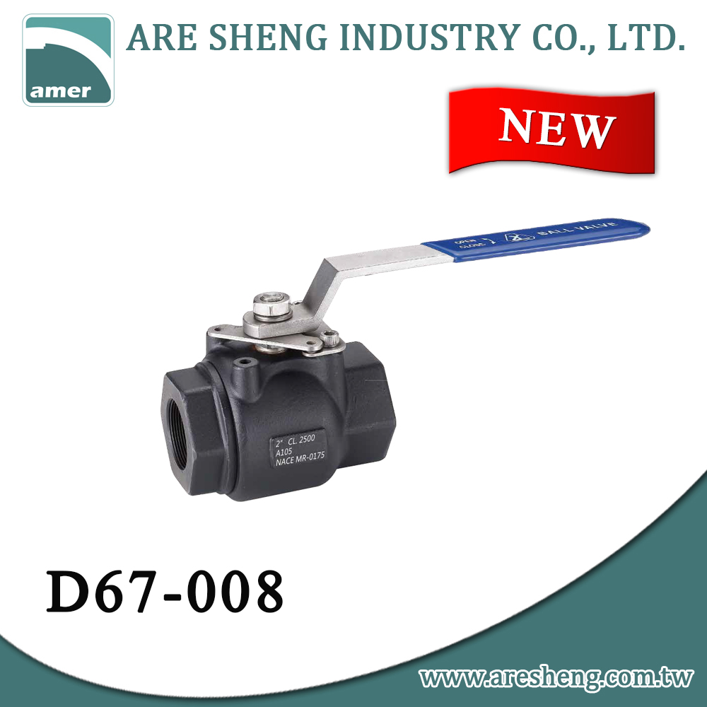 6000 PSI Forged High Pressure Ball Valve | Are Sheng Industry