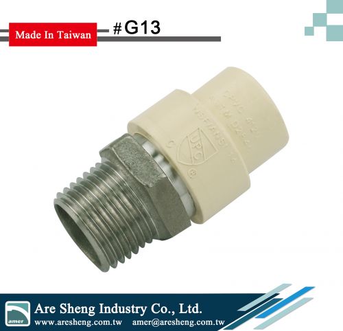 Transition adapter CPVC x Stainless steel