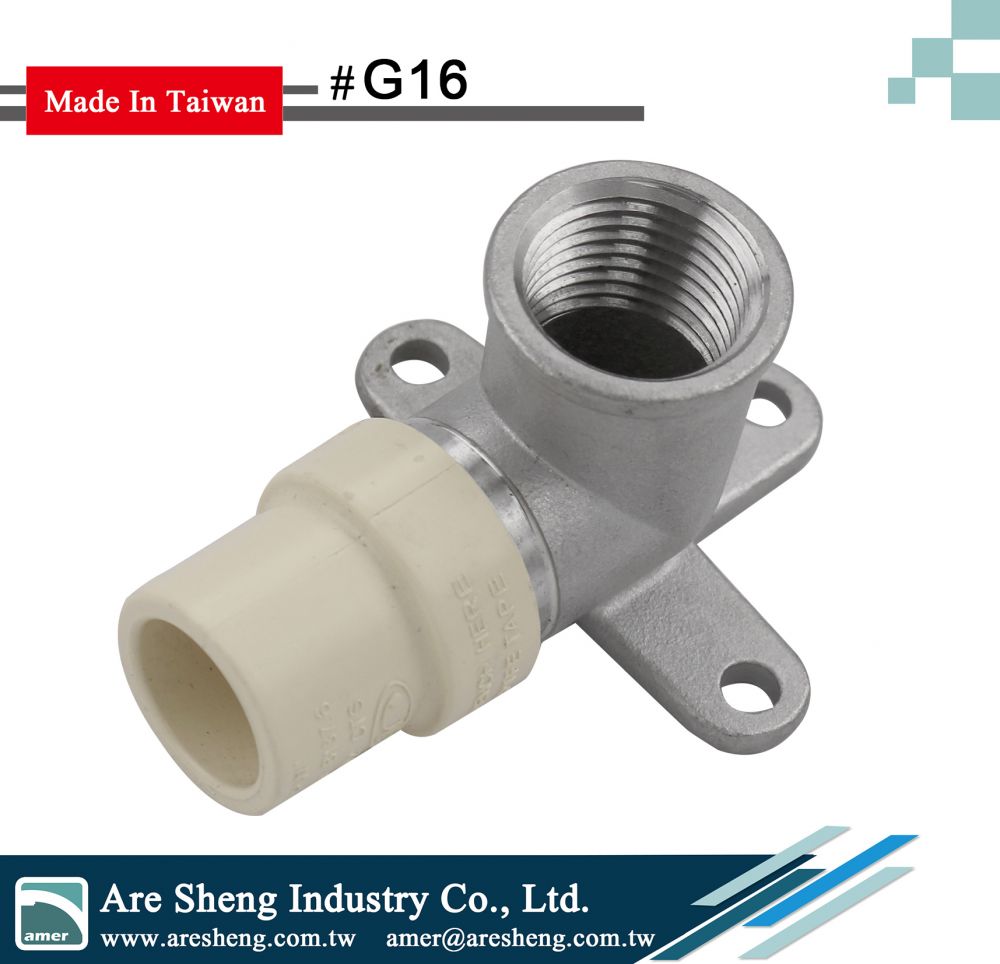 Drop ear elbow CPVC SLIP x S.S. FIP