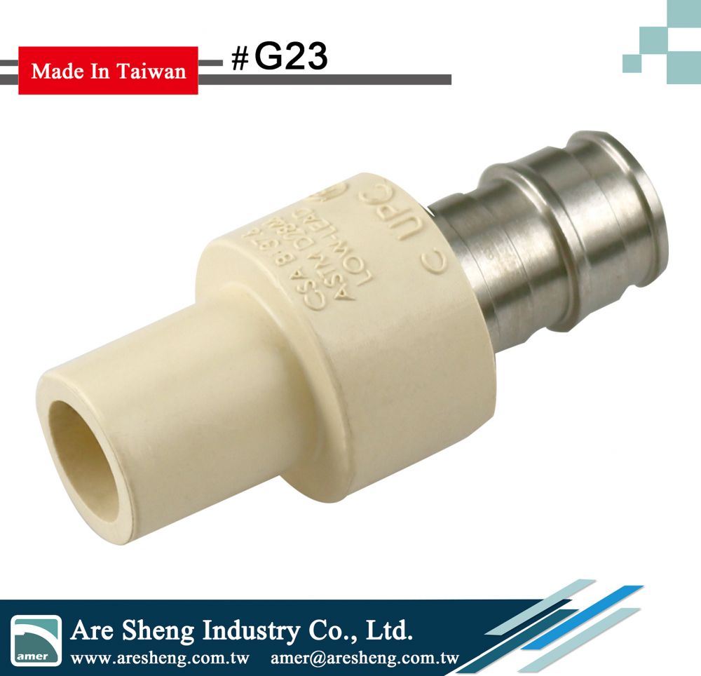 Transition Adapter PEX-A x CPVC spigot| Taiwan