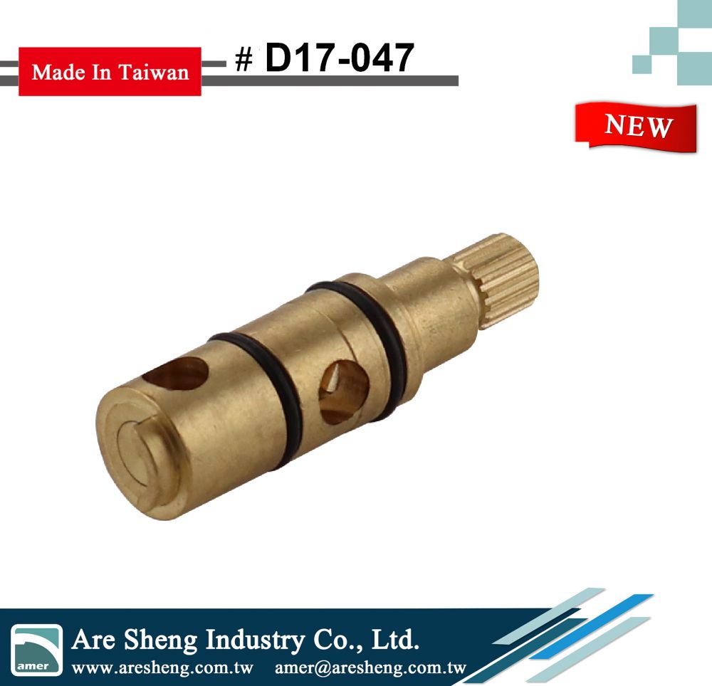 D17-047 Fits NIBCO, 3-handle tub & shower faucet diverter cartridge